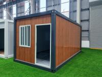China Security Door Outdoor Modular Container House 20FT 40FT Customized Color Waterproof Roof for sale