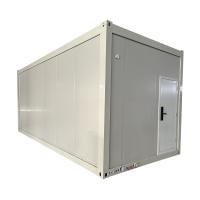 China 20ft Flat Pack Container House Prefabricated Mobile Office with Sandwich Panel 3m Width for sale