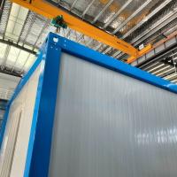 China Golden Four Detachable Container House with 50mm EPS Sandwich Panels and 75mm Roof Insulation for Office & Residential Use for sale
