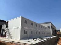China Breathable Ready Prefab Bolt Container House 3 Bedroom Villas 40 ft Detachable Container House Local Standard Electricity for sale