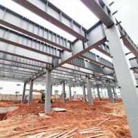 China Steel Structure Warehouse Building with C/Z Purlin System - Grade 10 Wind Resistance, 20-Year Lifespan for sale