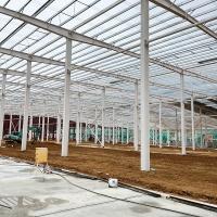 China Prefabricated Steel Structure Warehouse Building Fast Install Metal Shed Hangar Customized Size Q235 Q345 25 Year Lifespan for sale
