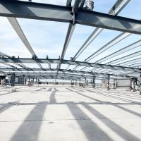 China Industrial Steel Structure Workshop Large Square Meter Steel Warehouse Wide Span 25 Years for sale