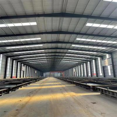 China Prefabricated Steel Structure Building for Warehouses and Stores 50 Year Lifespan Q345 Steel for sale