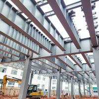 China Prefabricated Steel Structure Building for Warehouses and Stores 50 Year Lifespan Q345 Steel for sale