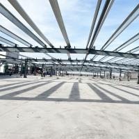 China Prefabricated Steel Structure Building Q235B Q345B C Z Purlin for Workshop Warehouse 50 Year Lifespan for sale