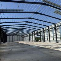 China Prefabricated Steel Structure Building for Warehouse Workshop with C Z Purlin 50 Year Life for sale