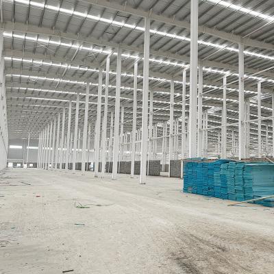 China Customized Prefabricated Steel Structure Workshop Warehouse 50 Year Lifespan Easy Assembly for sale