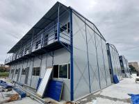 China Prefabricated Steel Sandwich Panel Villa for Workshop Warehouse Office Custom 100kmh Wind Resistance for sale