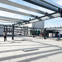 China Prefabricated Steel Structure Warehouse Building Q355B Steel Frame 50 Year Lifespan for sale