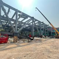 China Prefabricated Steel Structure Warehouse Building Q235 Q345 C Z Purlin 50 Year Lifespan for sale