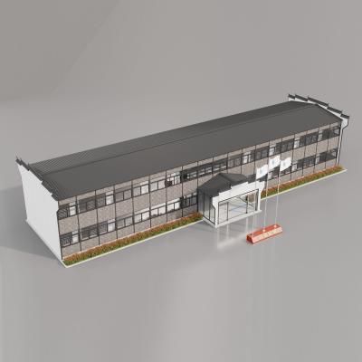 China Prefabricated Steel Structure House 3 Bedrooms Fully Furnished Fireproof A1 Grade 100kmh Wind Resistance for sale