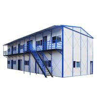 China 4 Bedroom Prefabricated Villa House Steel Frame A1 Fireproof 100km/h Wind Resistance for sale