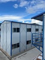 China 4 Bedroom Prefabricated Villa House Steel Frame A1 Fireproof 100km/h Wind Resistance for sale