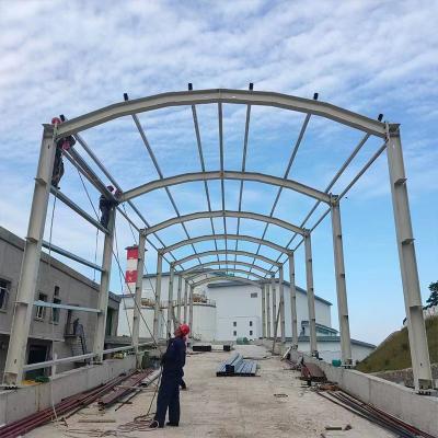 China Large-Span Steel Structure Warehouse Building Workshop - 20 Year Lifespan, 10 Grade Wind Resistance Prefabricated Industrial Plant for sale