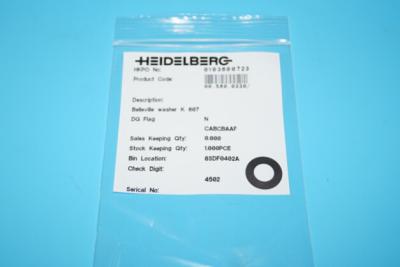 China Belleville Washer K 607 for Heidelberg CD102 PM74 SM52 Printing Machine Spare Part for sale