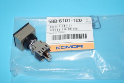 China Komori Original Push Button Switch 5BB-6101-120 AG225-FL5W11E3 for Offset Machines for sale