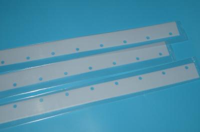 China Komori L440 Wash Up Blade 1105x50x1mm 15 Holes Plastic Printing Machine Part for sale
