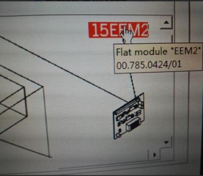China EEM2 Board 00.785.0424 for SM102 CD100 SM74 SM52 Flat Module MV.052.158 for sale