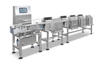 China High Accuracy Weight Sorting Machine 10-1000g ±0.3g for Fruit Fish Check Weigher for sale