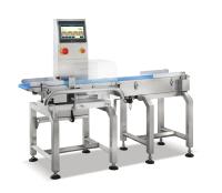 China Dynamic Check Weigher Machine 150 WPM Max Speed 0.1g Weighing Resolution Weight Checking for sale