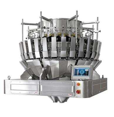 China 10 Head Multihead Weigher Packing Machine PLC MCU Control 1.6L 2.5L Hopper for Coffee Beans for sale