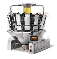 China Dimpled Bucket Multihead Food Weighing Machine 14 Head 0.1g Accuracy Industrial Weigher for sale