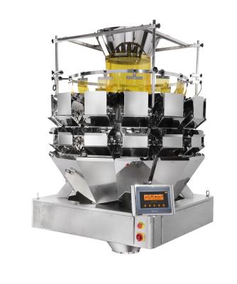 China 10 Head Multihead Weigher Packing Machine 5L Hopper SUS304 Body for Snacks for sale