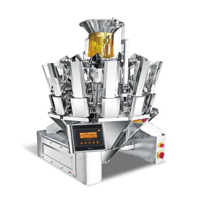 China 14 Head 0.8L Multihead Weigher SUS304 Body Automatic Combination Weigher for Snack Food Candy French Fries for sale