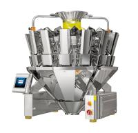 China Dimpled Bucket Multihead Food Weighing Machine 14 Head 0.1g Accuracy Industrial Weigher for sale