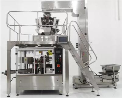 China Full Automatic Rotary Premade Bag Packing Machine for Mixed Nuts 380V 20-40ppm for sale
