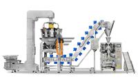 China VFFS Multihead Weigher Packing Machine with Bucket Elevator 2200W 60Hz for sale