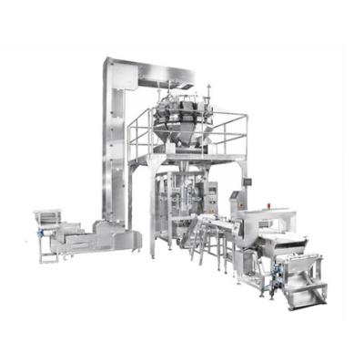 China 2.5L PLC Multihead Weigher Packing Machine 32 Heads 70WPM For Vegetable for sale