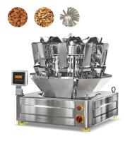 China Automatic Cheese Packaging Multihead Weigher 14 Head 5-200g High Accuracy IP65 PLC for sale