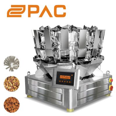 China 14 Head IP65 Multihead Weigher 5-200g Weighing Range for Frozen Strawberry Blueberry for sale