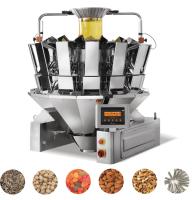 China Sticky Material Multihead Weigher Packaging Machine For Frozen Food for sale