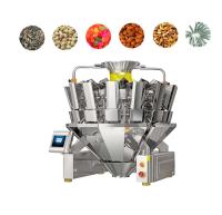 China Sticky Material Multihead Weigher Packaging Machine For Frozen Food for sale