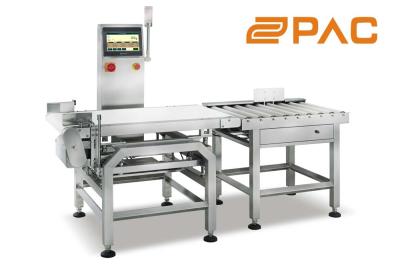 China Dynamic Check Weigher Machine 150 WPM Max Speed 0.1g Weighing Resolution Weight Checking for sale