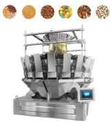 China 10 Head Multihead Weigher Linear Automatic Weighing Packing Machine 5-200g for sale