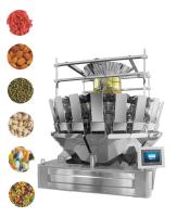 China 10 Head Multihead Weigher Automatic Packing Machine 0.1g Accuracy 120p/M Speed for Frozen Foods for sale