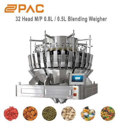 China 10 Head Multihead Weigher 5-200g for Snacks Packing IP65 PLC Control for sale
