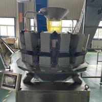 China 10 Head Multihead Weigher 1.6L 2.5L Hopper Dimple Weighing Scale for Seafood Frozen Foods Packing Machine for sale