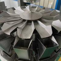 China 10 Heads Multihead Dimple Weigher 1.6L 2.5L Color Touch Screen for Frozen Foods for sale