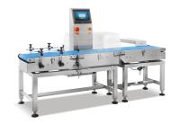 China Automatic Conveyor Check Weigher Machine 50p/M 220 300 400 500 Width for sale