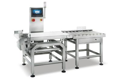 China High Precision Bottle Bag Check Weigher Machine 400mm Belt Width 20kg Capacity for sale