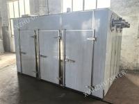China Dual Heating Hot Air Circulating Oven 200kg Batch 96 Trays Four Drying Carts for sale