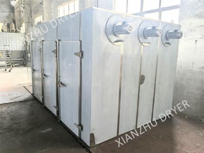 China Electric Heating Stainless Steel Hot Air Circulation Oven 48 Trays Two Drying Carts for sale