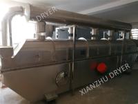 China Grain Continuous Vibrating Fluidized Bed Dryer For Soybean Meal Distillers Grains Seed for sale