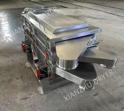 China Automated Square Vibrating Screening Machine Auto Feed Discharge Sifter Machine for sale