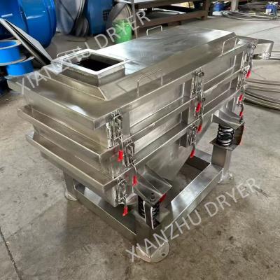 China Chemical Square Vibrating Screen Enclosed Dustproof Vibrating Sifter Machine for sale
